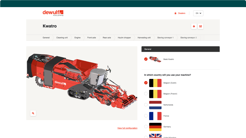 The Elfsquad Visual Configurator